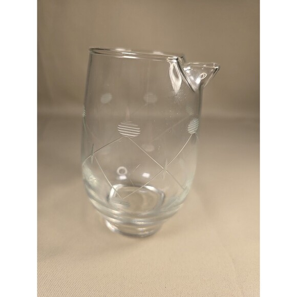 Libbey | Dining | Vintage Midcentury Libbey Etched Cut Glass Mini ...